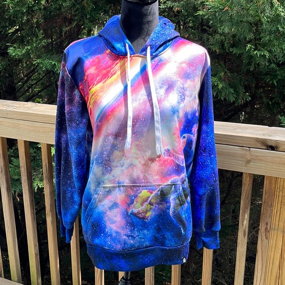 Into The Am | Tops | Into The Am Galaxy Hoodie | Poshmark